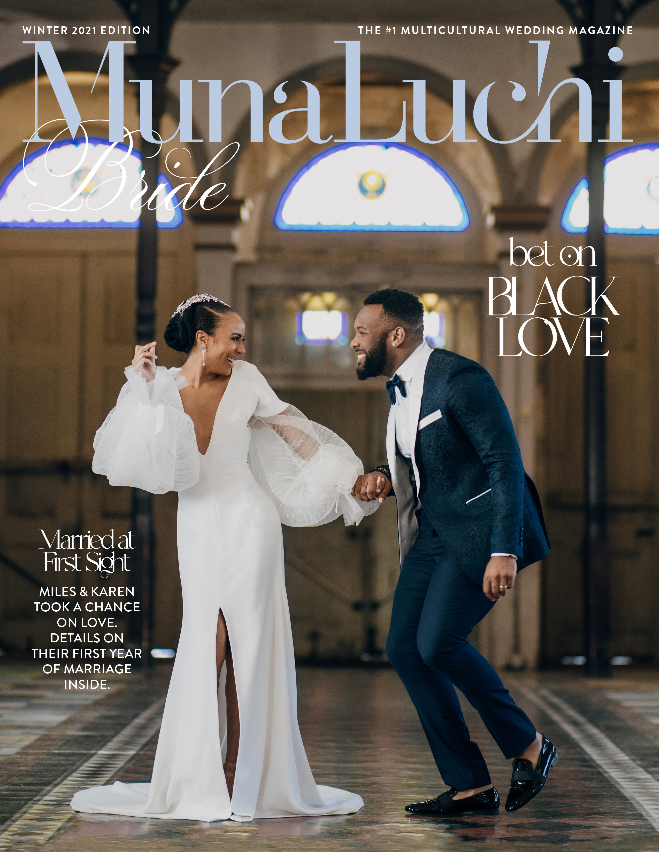 Amani & Woody And Karen & Miles’ Munaluchi Bride Covers | Bossip