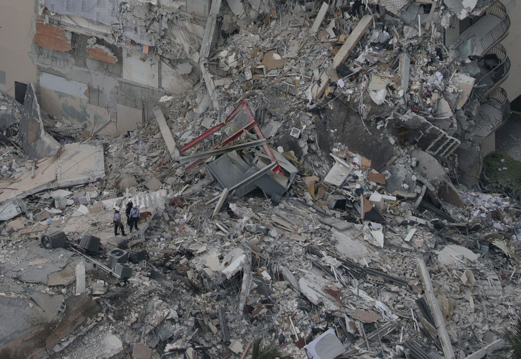 More Than 50 People Still Unaccounted For In Surfside Building Collapse