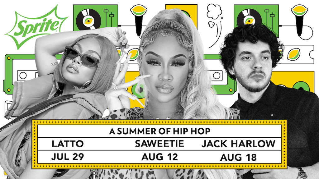 Latto, Saweetie And Jack Harlow Headline Sprite's Livestream Concert Series