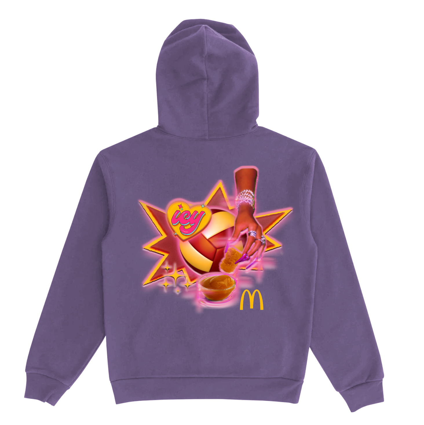 Saweetie Celebrates McBaddie Meal With Color-Splashed McMerch