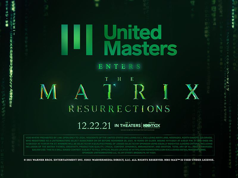 Steve Stoute's United Masters Announces $15K Matrix Resurrections Contest