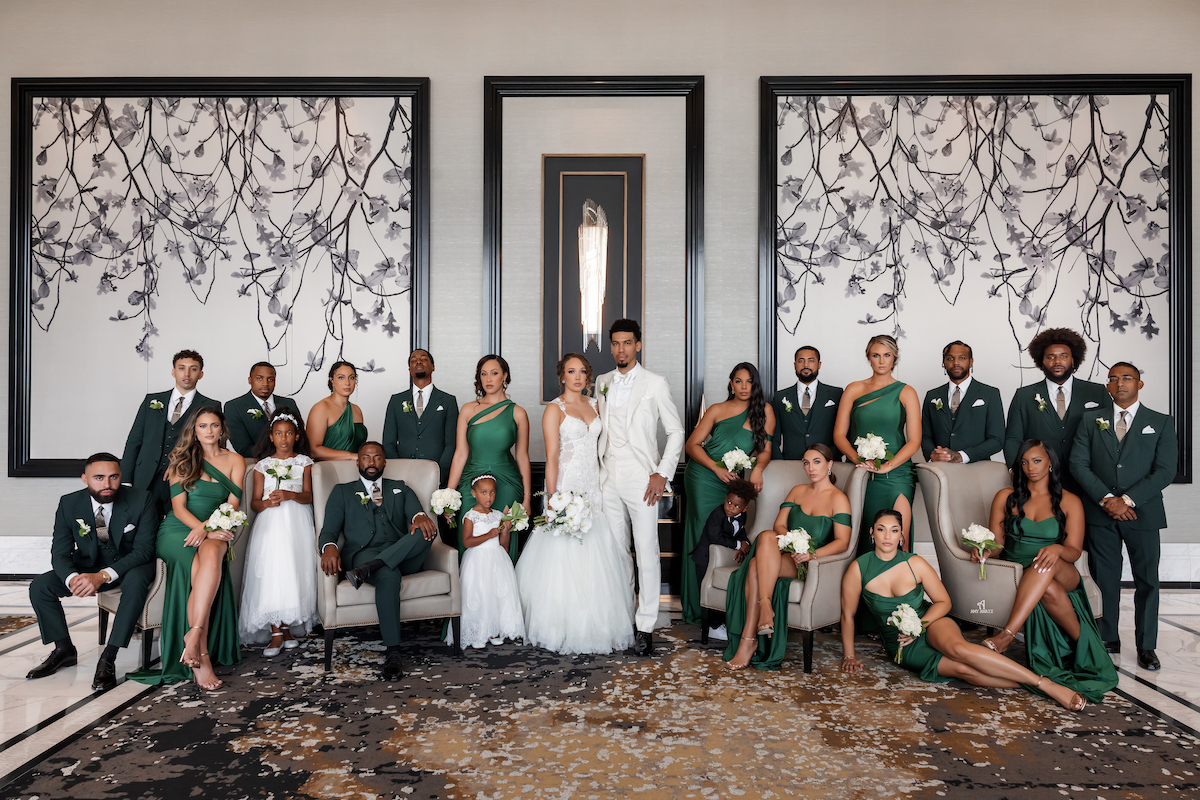 Danny Green And Blair Bashen's #TheGreenBash Wedding Was Amazing