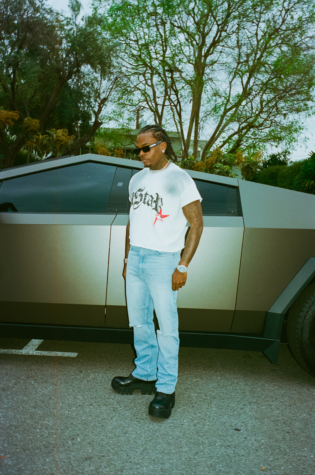 Gunna Wears Streatwear From His "P" boohooMAN Collab
