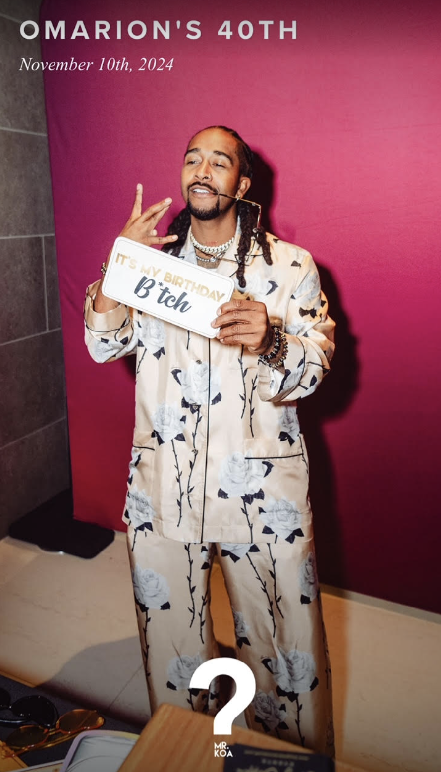 Omarion Celebrates 40th Birthday With Friends & Family