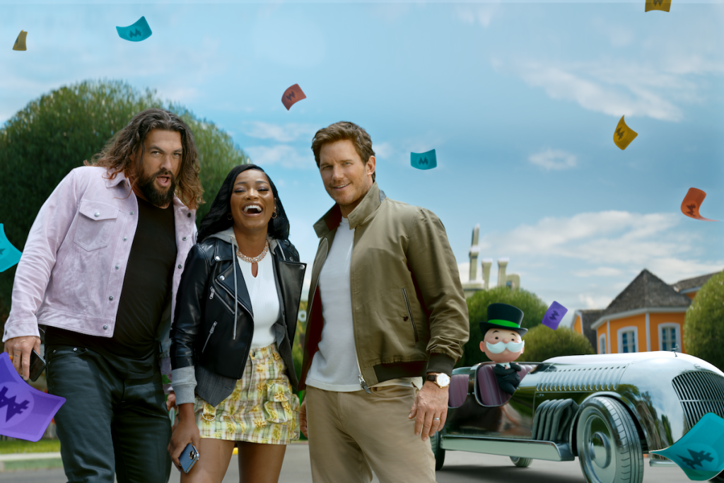 Monopoly Go! Enlists Keke Palmer, Chris Pratt, Jason Momoa For Ad