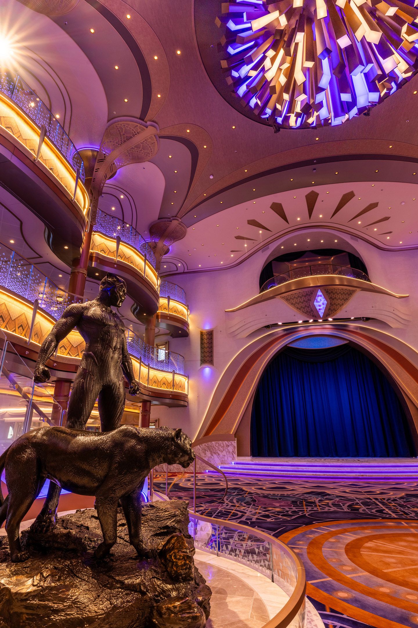 Exclusive Sneak Peek At The Disney Destiny's Epic T'Challa Statue