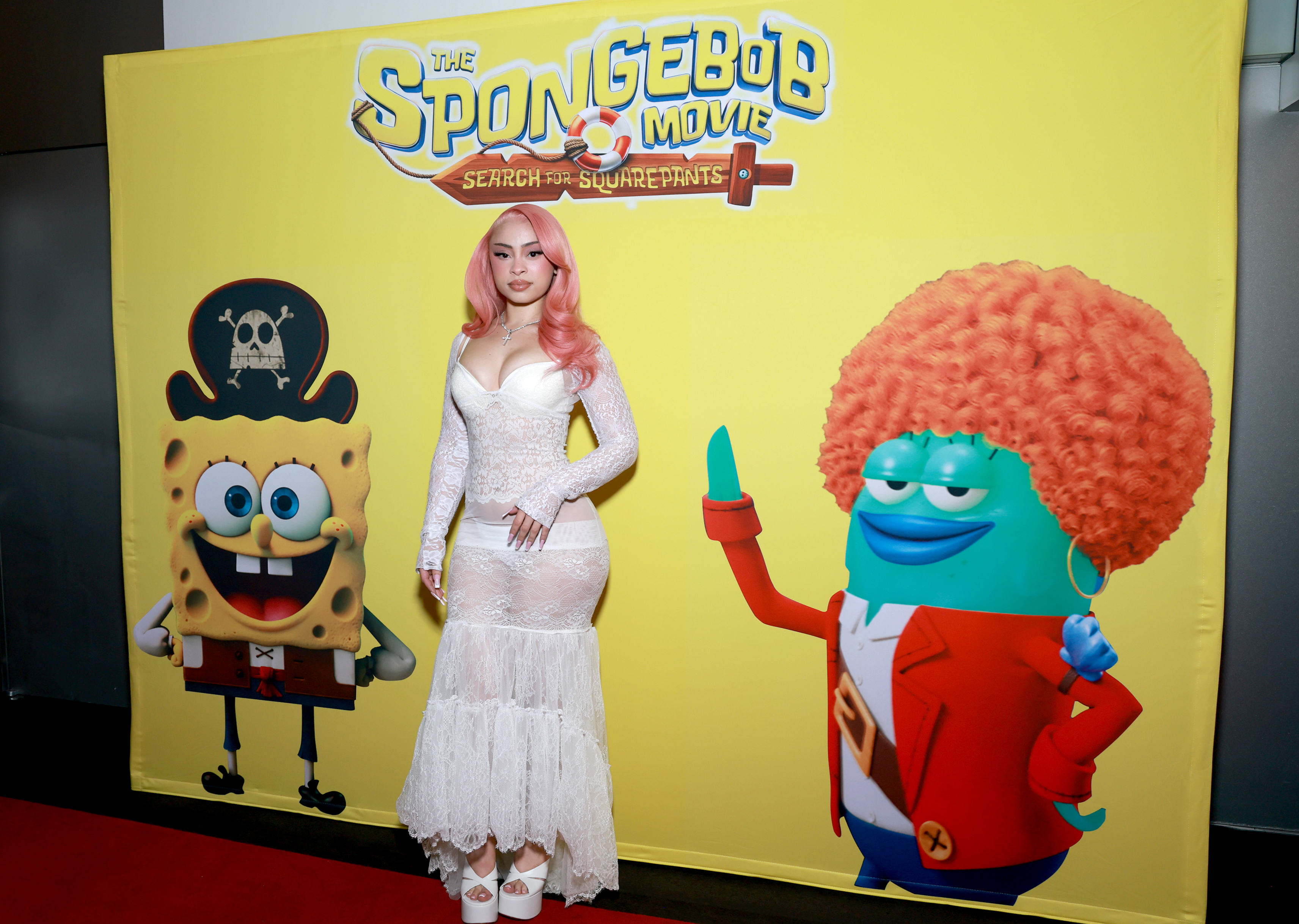 Ice Spice Faces Backlash For 'SpongeBob Movie' Premiere Outfit